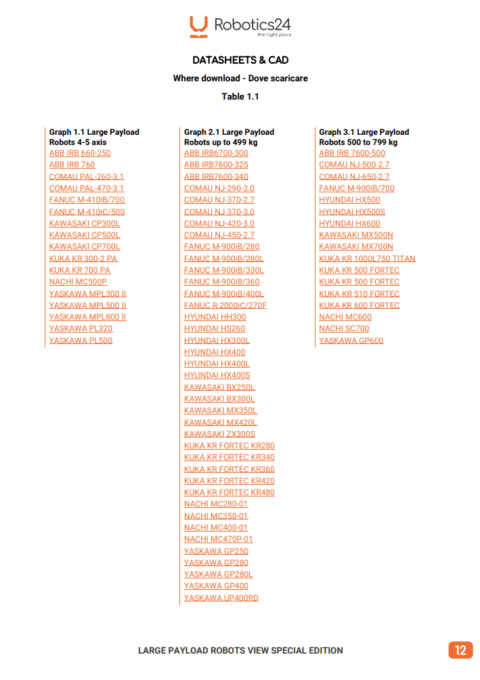 Guide of Large Payload Robots - Robotics24 Blog